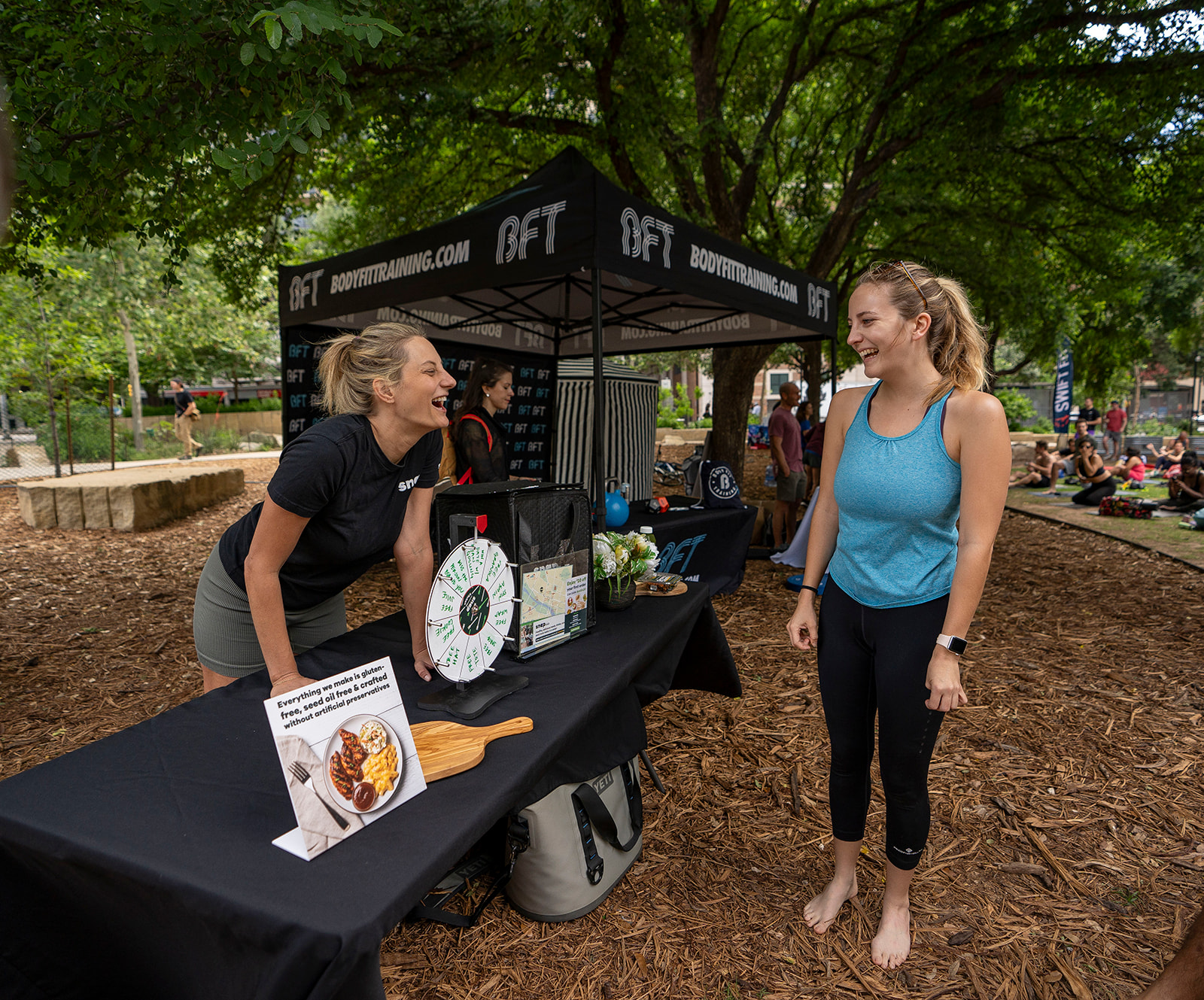 In Photos: Singles Yoga in the City 2024 - Austin Monthly Magazine