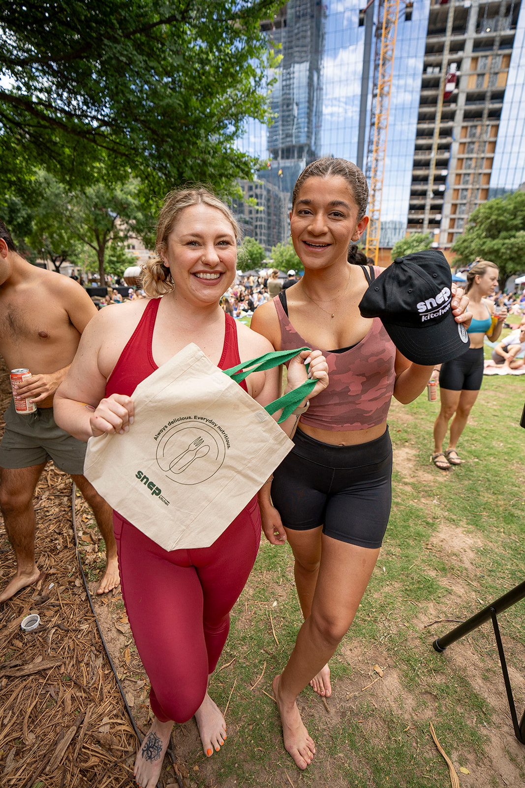 In Photos: Singles Yoga in the City 2024 - Austin Monthly Magazine