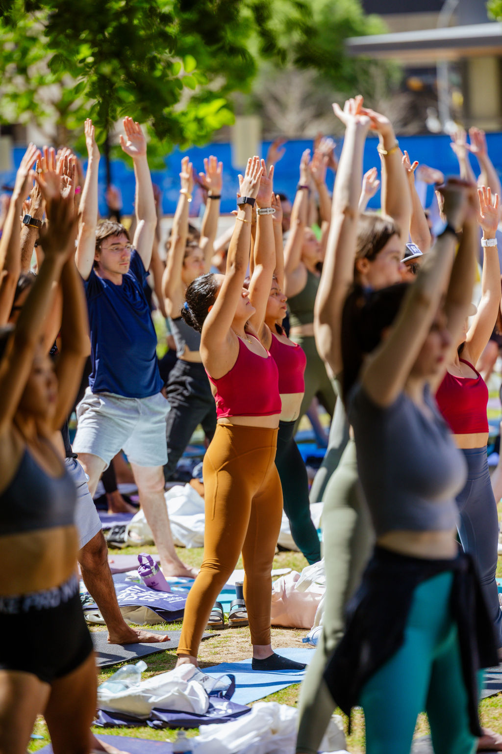 In Photos: Singles Yoga in the City 2025 - Austin Monthly Magazine