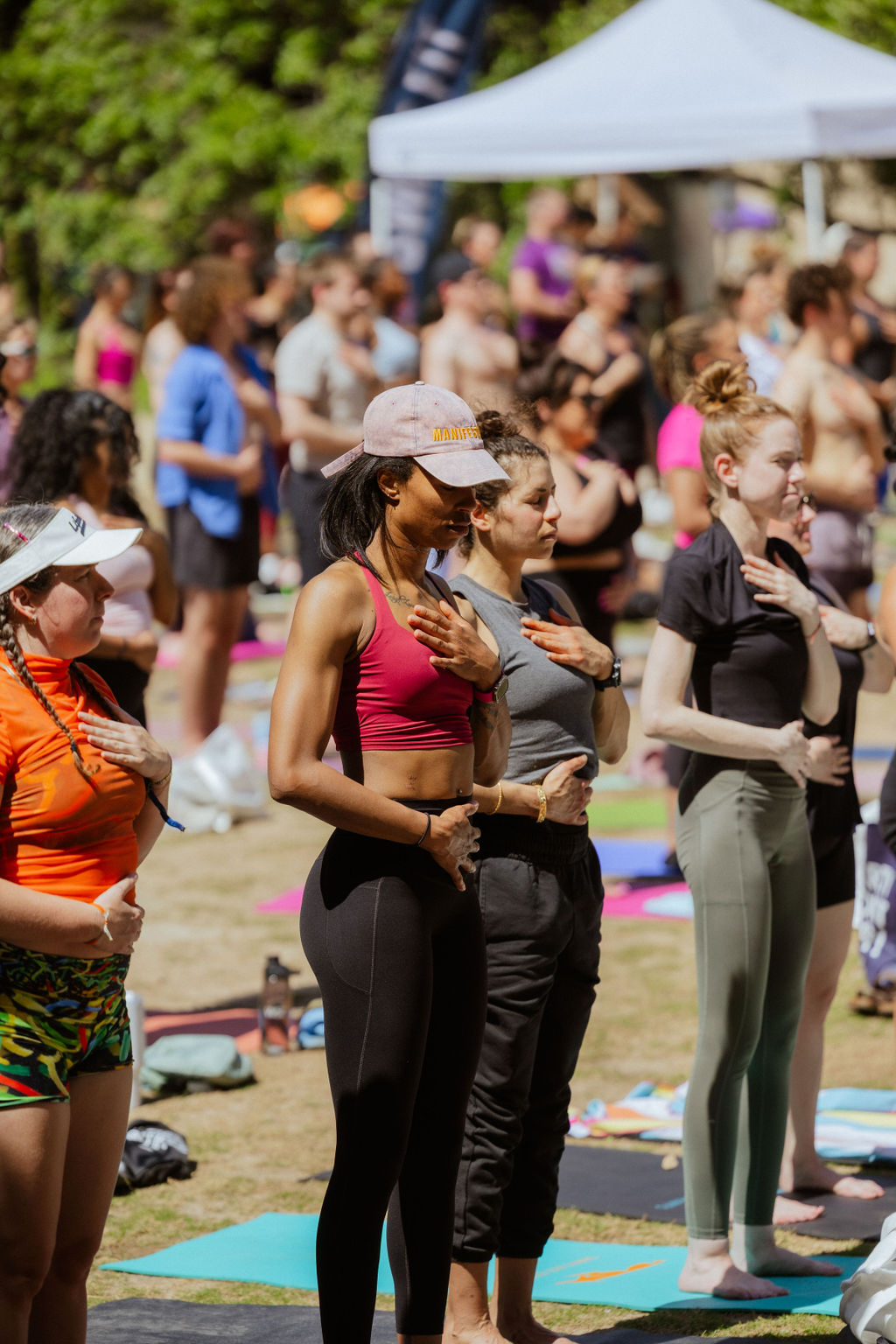 In Photos: Singles Yoga in the City 2025 - Austin Monthly Magazine