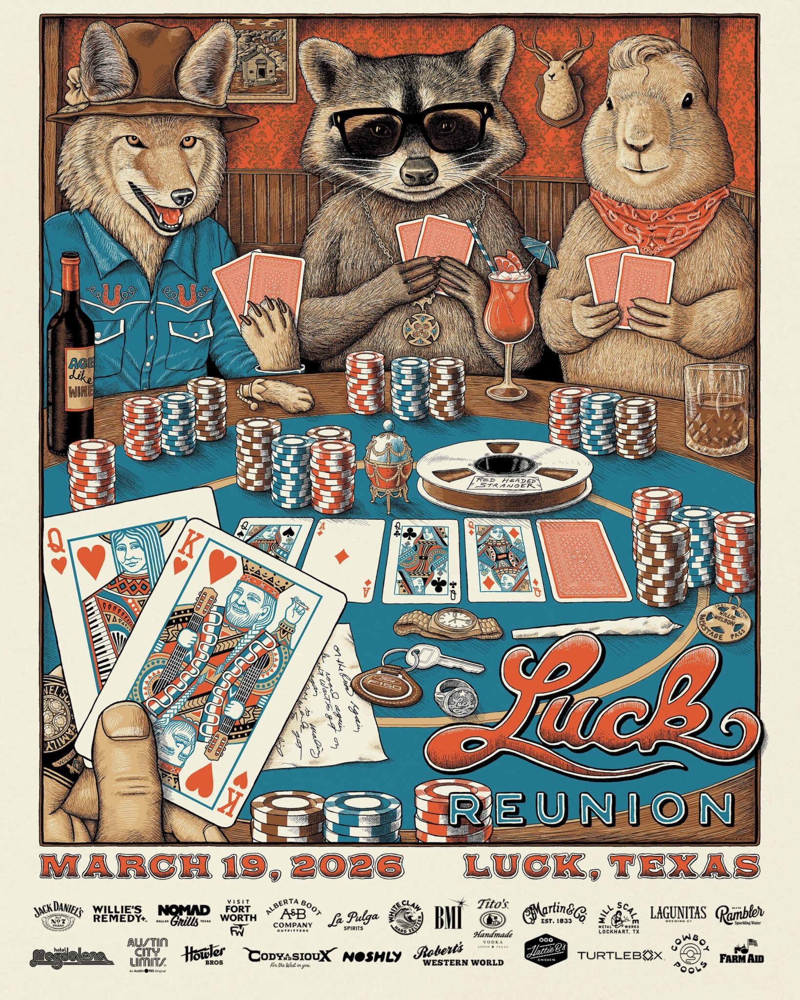 Luck Reunion Announces 2026 Lineup with Willie Nelson, St. Vincent, and ...